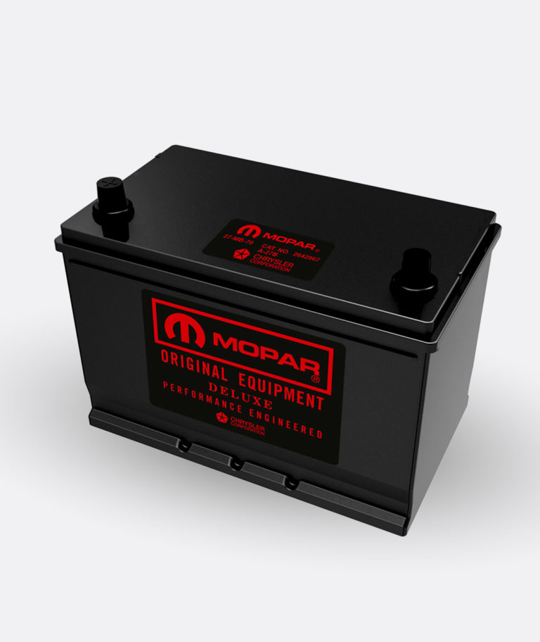 Mopar Battery S27M red (1966-74) Sticker kit - WESKCAR