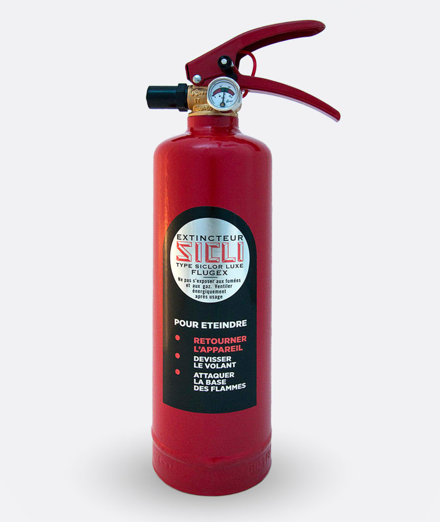 Sicli Fire Extinguisher sticker - WESKCAR | Designer for Driver