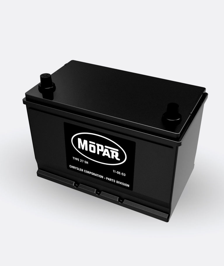 Mopar Battery 27SH (1956-1958) Sticker kit - WESKCAR