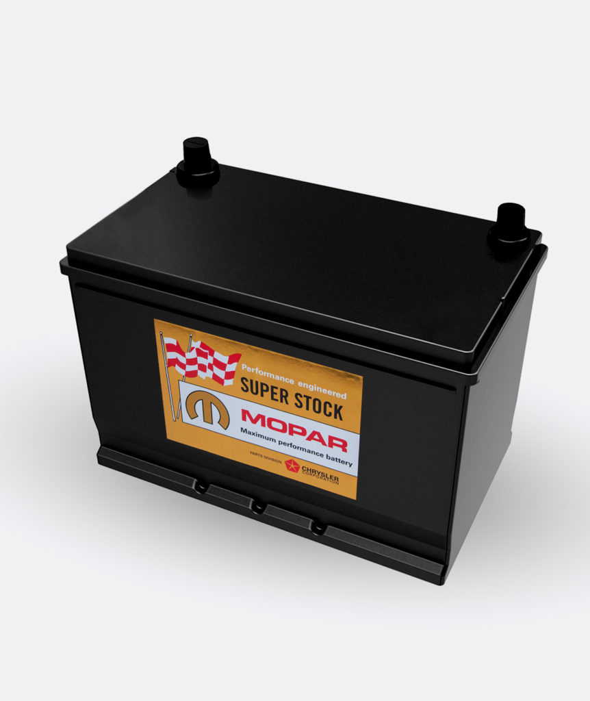 Mopar Battery Super Stock (1962-67) Sticker kit - WESKCAR