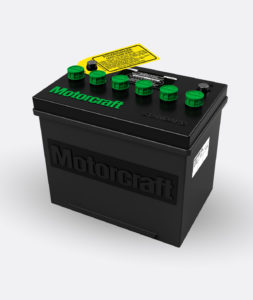 Motorcraft Battery Green Group 24 GN-24F (1972-77) Battery topper