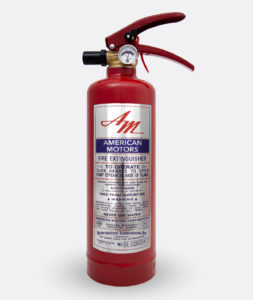 American Motors Fire Extinguisher sticker - WESKCAR