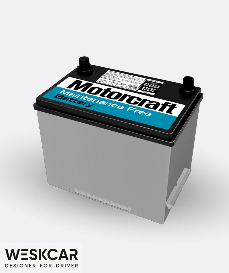 Motorcraft Ford Battery Group 24 MF-24C (1979-1984) Sticker kit
